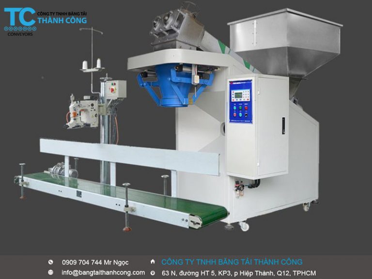 Máy cân đóng bao bột đá tự động